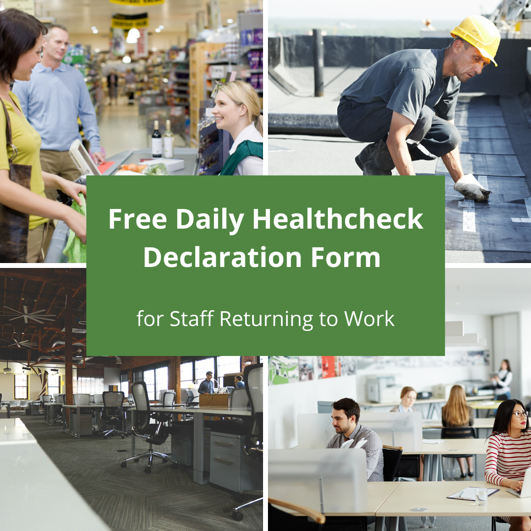 Free Daily Health Declaration for Staff Returning to Work - Clearwater ...